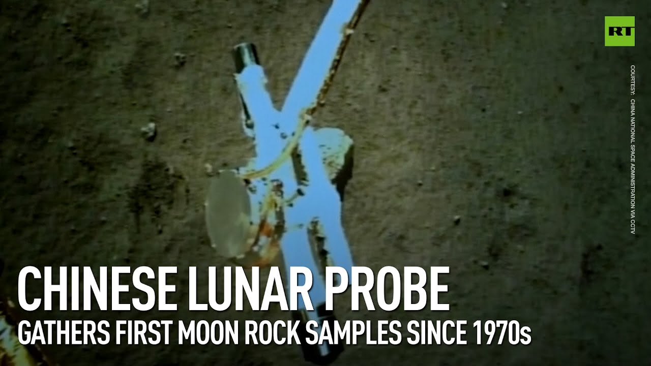 Chinese lunar probe gathers first moon rock samples since 1970s - The ...