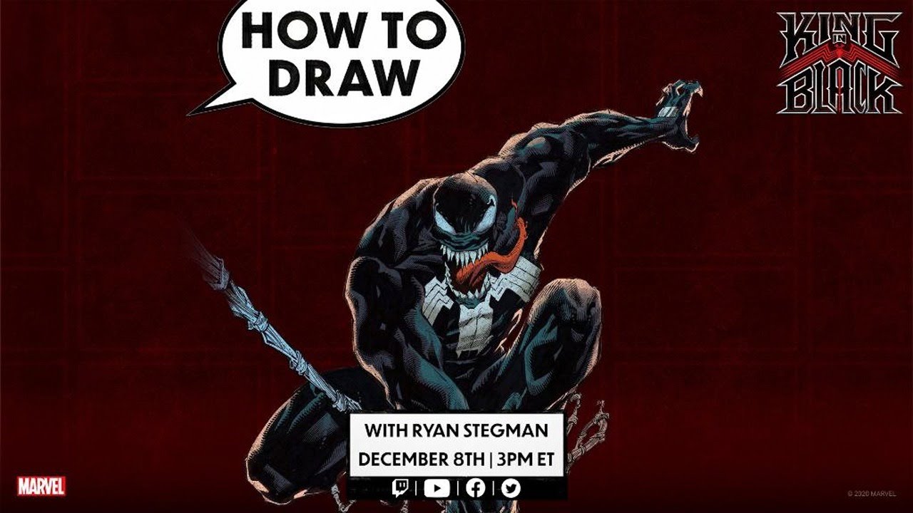 How to Draw VENOM w/ Ryan Stegman! | Marvel Comics - The Global Herald