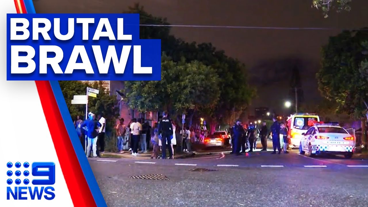 Violent brawls across Brisbane following celebrations | 9 News ...