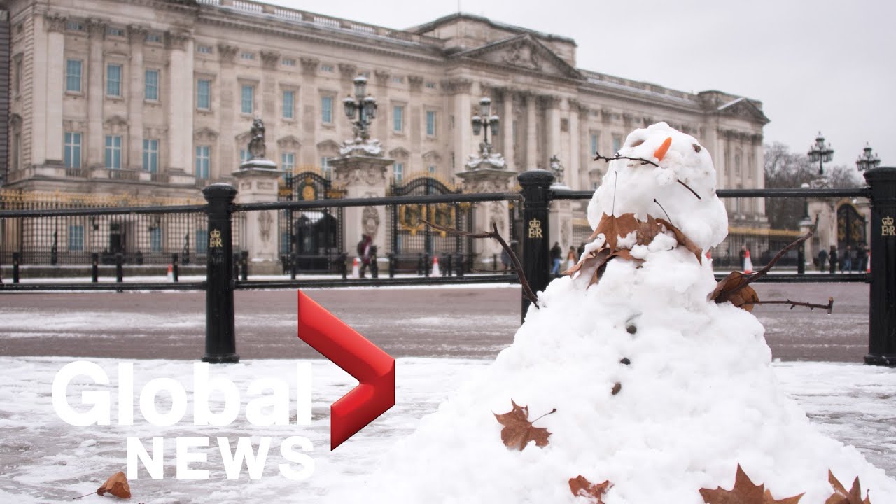 Rare London snowfall brings joy during COVID-19 lockdown - The Global ...