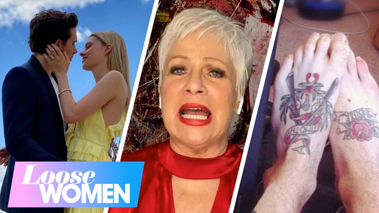 Denise Blasts Brooklyn Beckham's New Romantic Tattoo & Son Matty's Foot ...