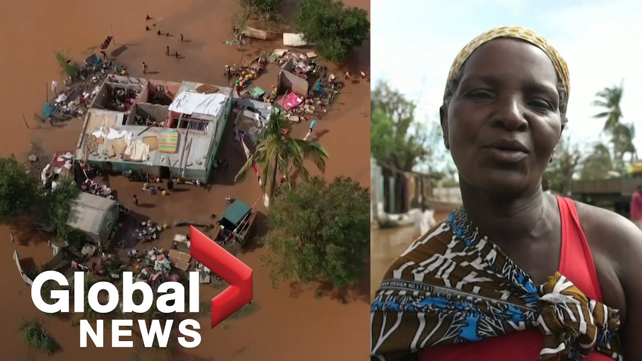 Cyclone Eloise: Drone footage shows devastation in Mozambique as ...