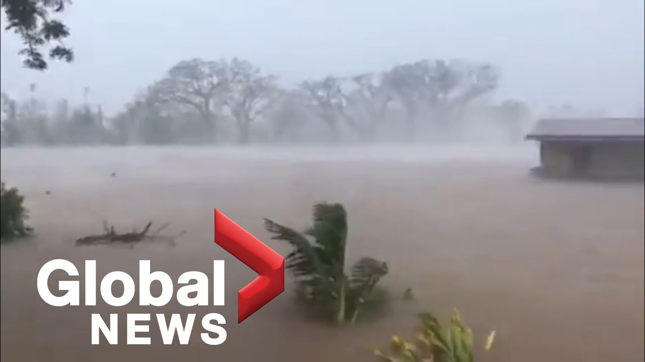 Tropical Cyclone Ana brings heavy rain, floodwaters to Fiji - The ...