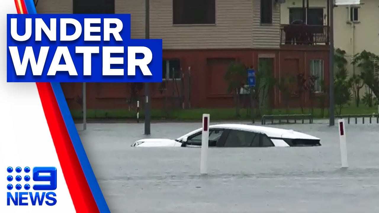 North Queensland underwater from Cyclone Imogen | 9 News Australia ...