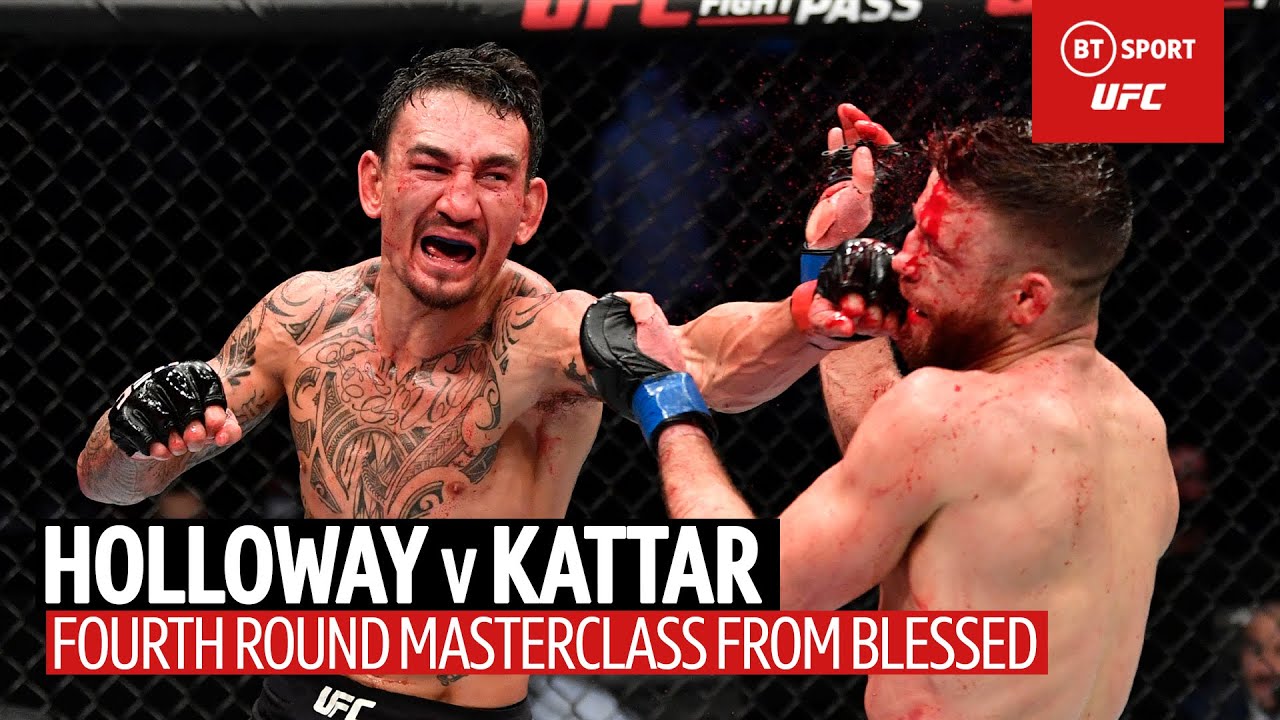 Masterclass from Holloway! Max Holloway v Calvin Kattar full fourth ...