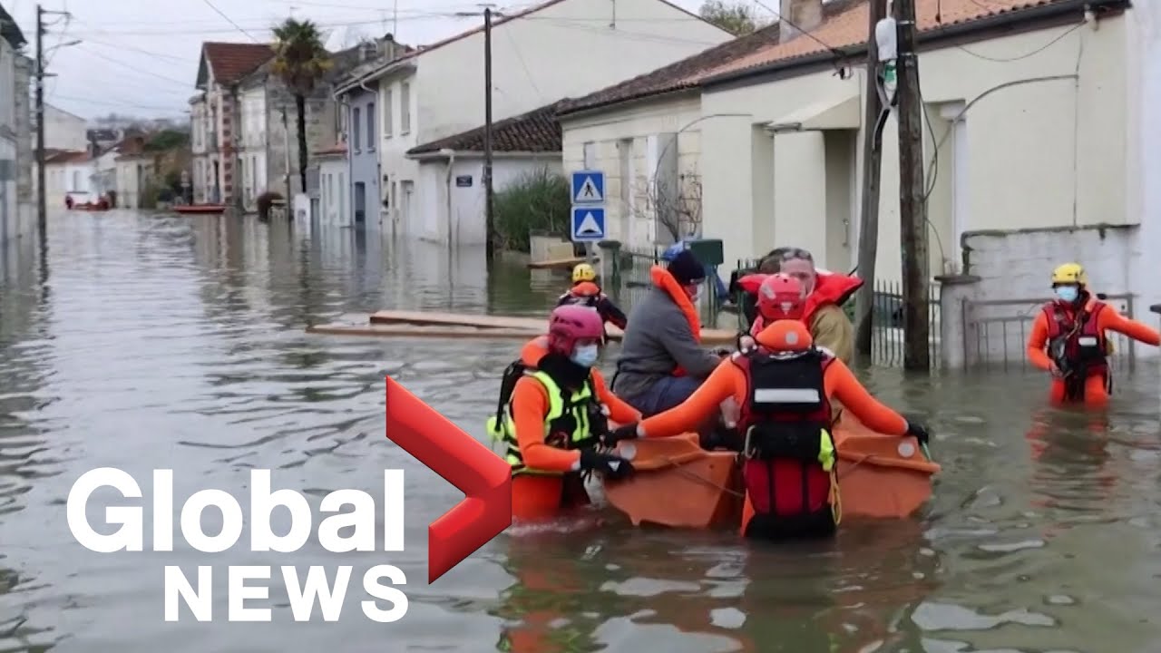 Heavy floods hit southwest France, forcing hundreds to evacuate - The ...