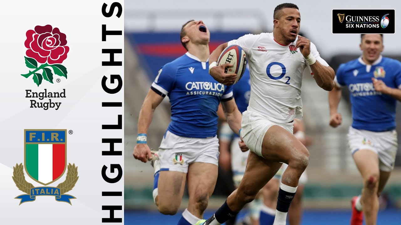 England v Italy - HIGHLIGHTS | 8 Tries Scored In High Scoring Match ...
