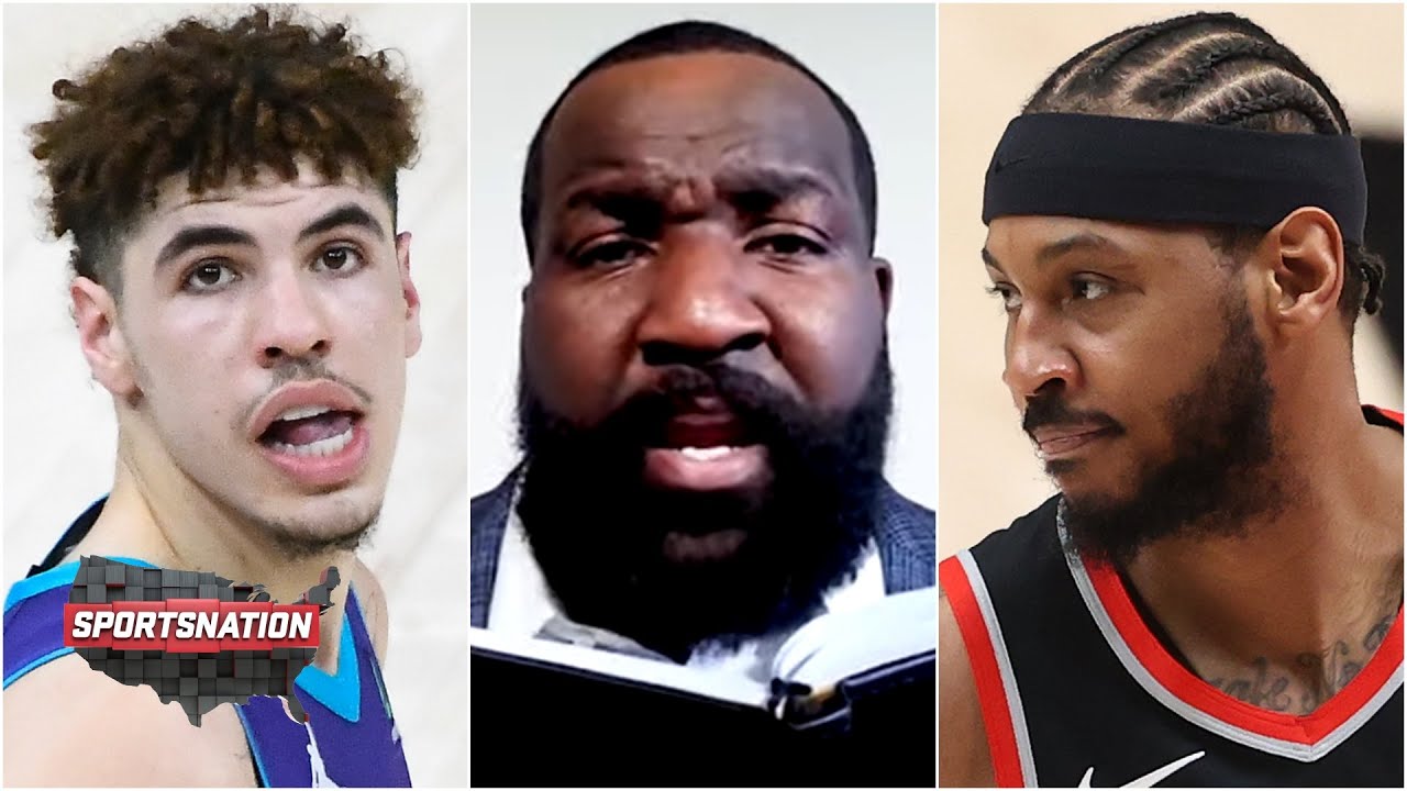 LaMelo Ball vs. Carmelo Anthony: Who is the REAL Melo? Kendrick Perkins ...