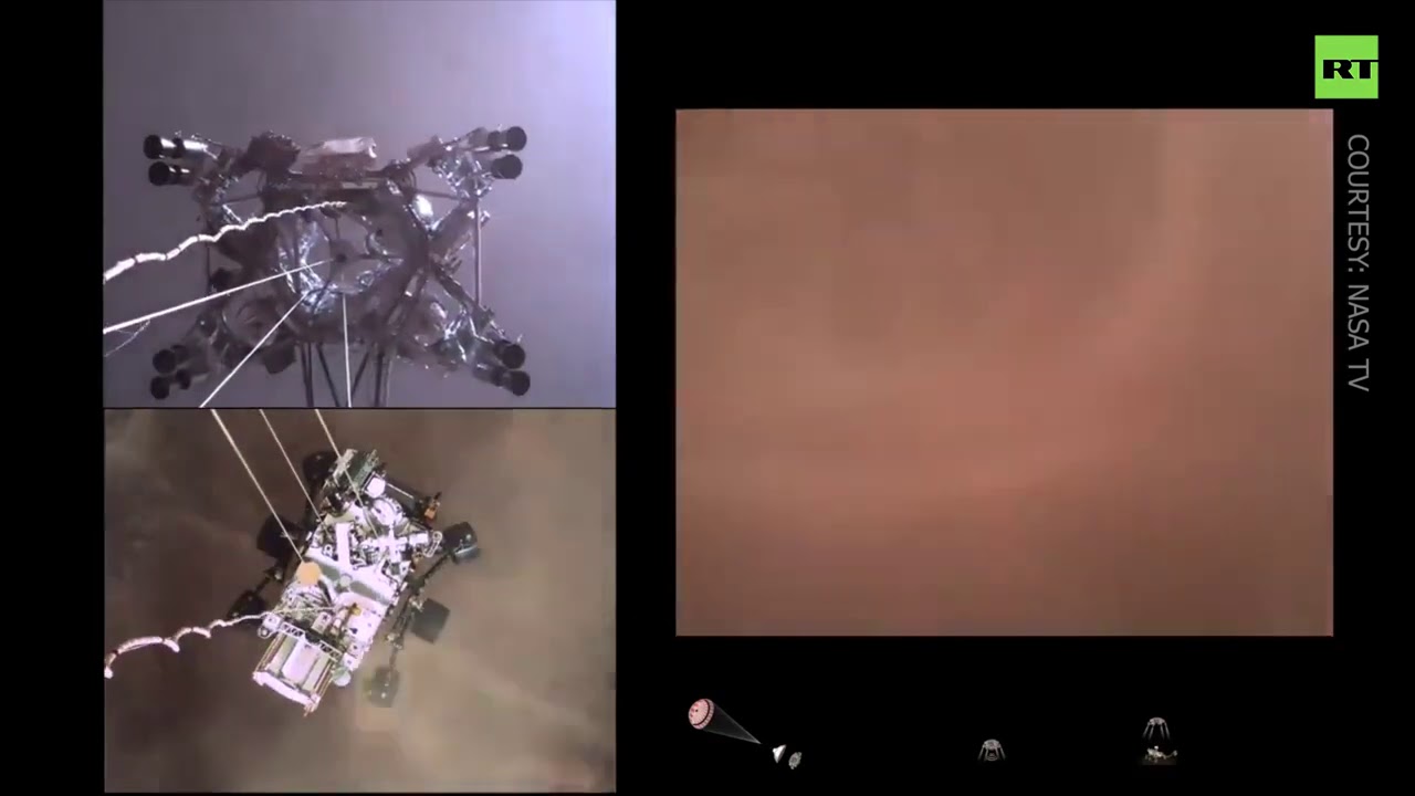 Front-row view | Tense final moments of Perseverance rover’s descent to ...
