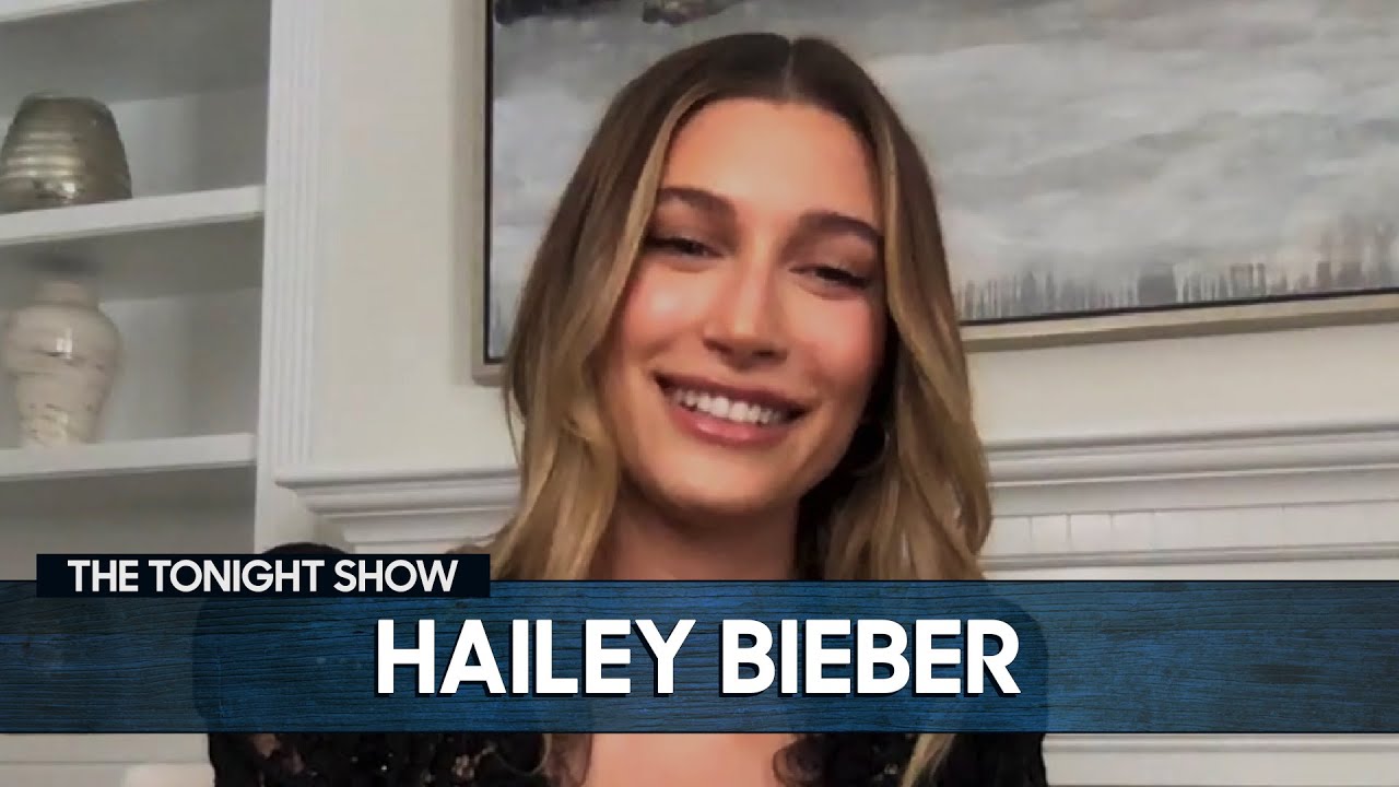 Hailey Bieber Dishes on Her New YouTube Channel | The Tonight Show ...