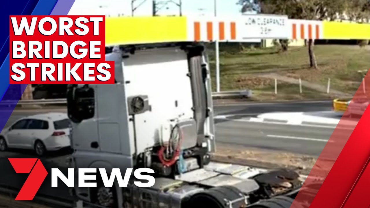 7NEWS unlocks the vault on some of Queensland's worst bridge strikes ...