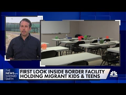 First look inside border facility holding migrant kids and teens - The ...
