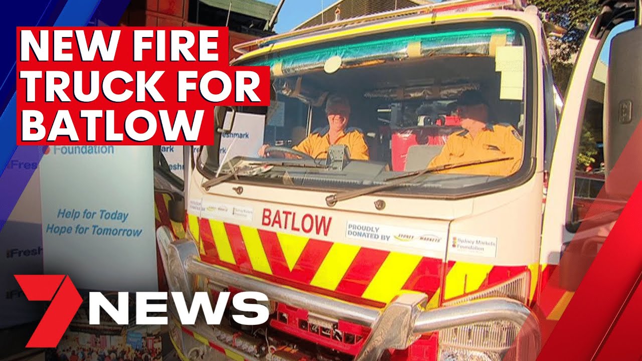 Batlow RFS receives new fire truck after devastating bushfires | 7NEWS ...