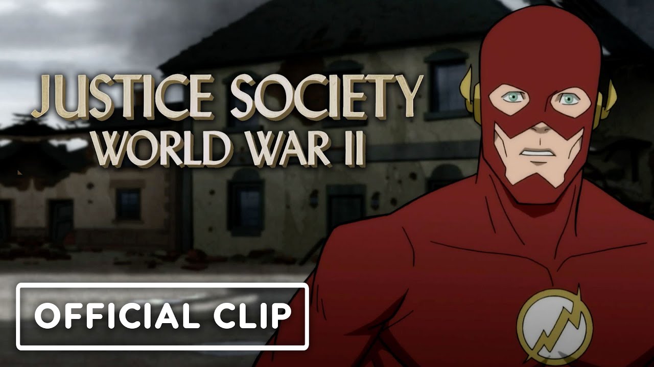 Justice Society: World War II - Official The Flash vs. Nazis Clip - The ...