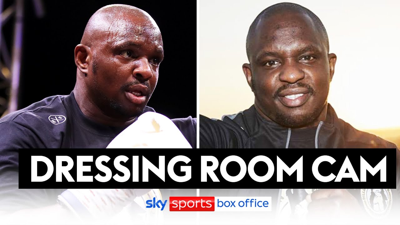 LIVE DRESSING ROOM CAM! 👊💥| Dillian Whyte moments before he faces ...