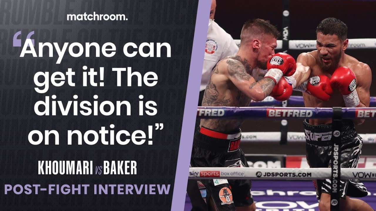 “I want to go again!” - Super Youssef Khoumari halts Kane Baker in 5 ...