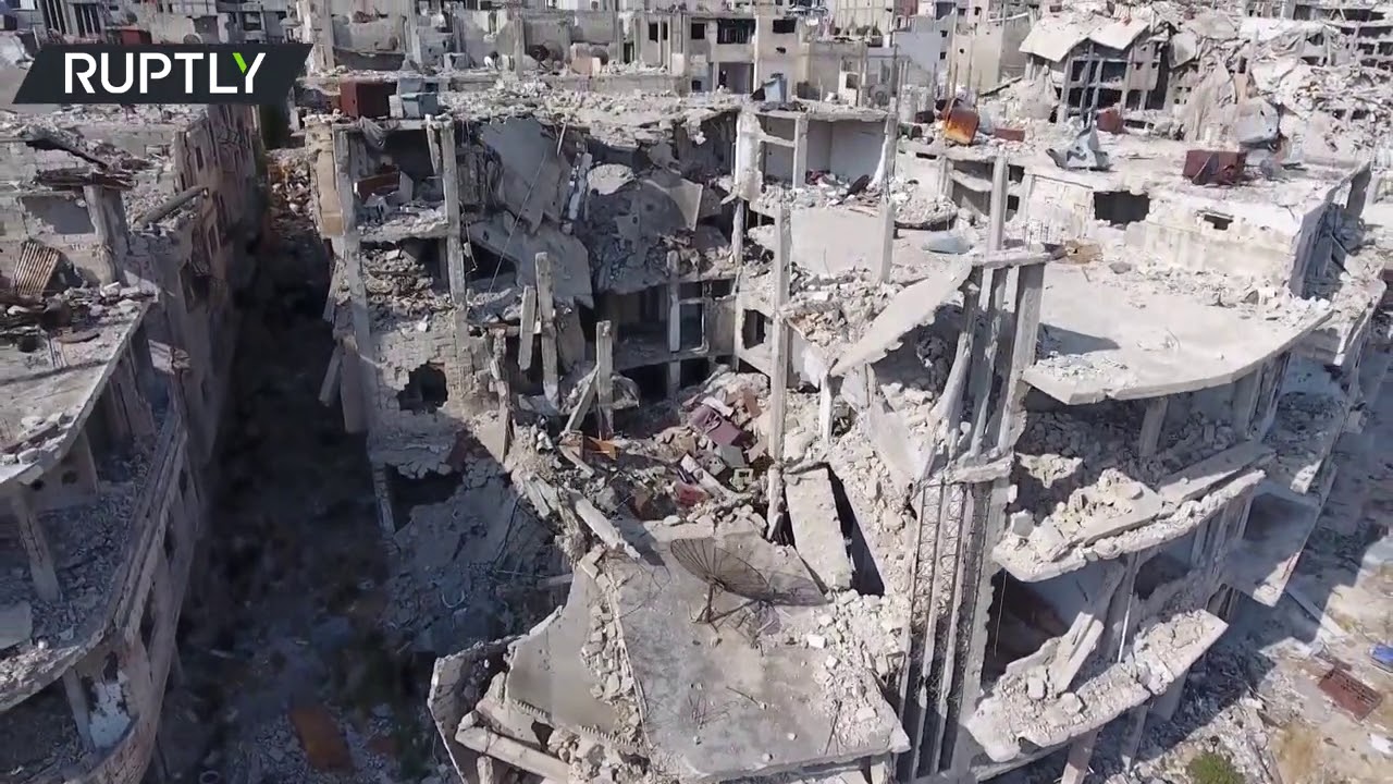 City of Homs remains in ruins on 10th anniversary of Syrian war - The ...