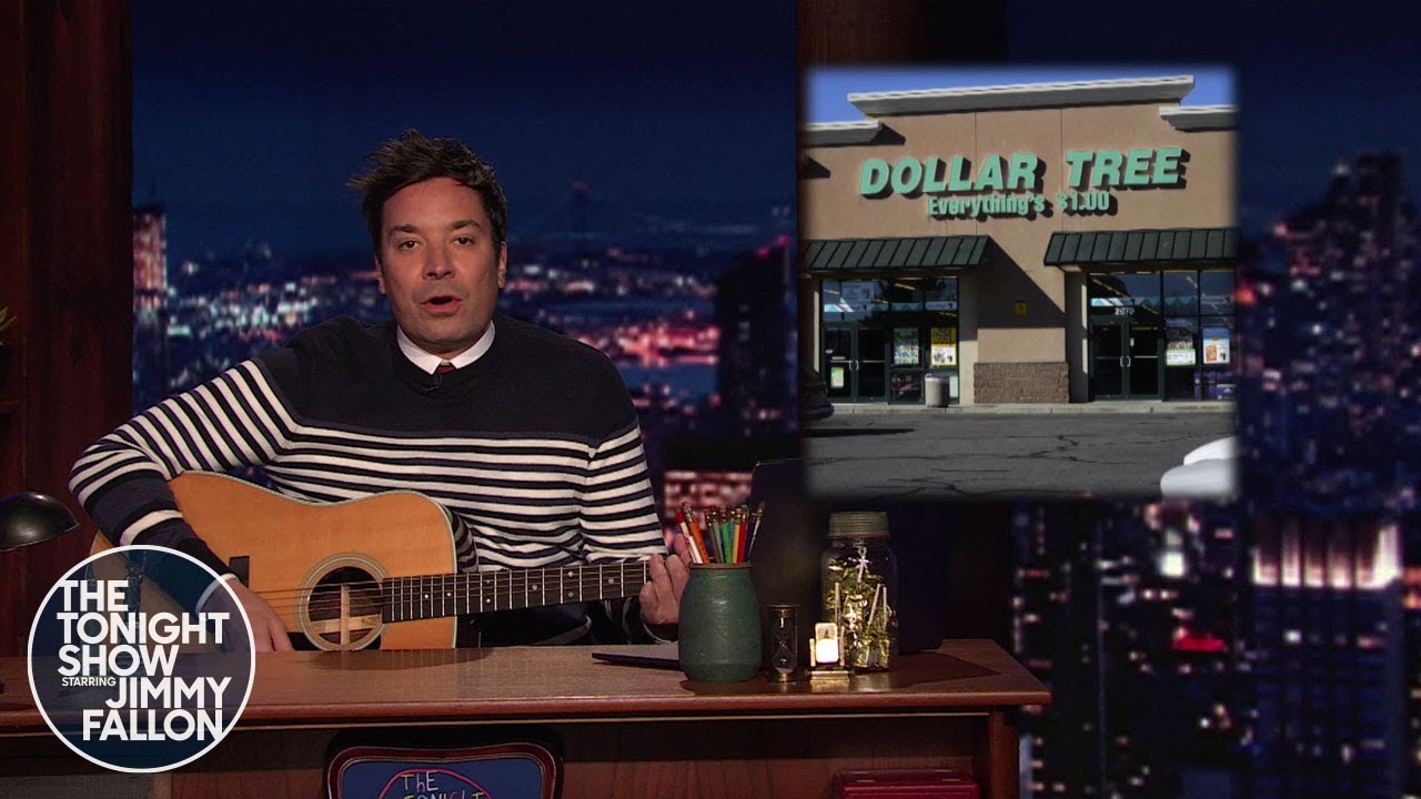Jimmy and The Roots: The Dollar Store Song | The Tonight Show Starring ...