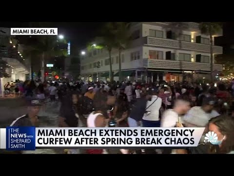 Miami Beach extends emergency curfew after spring break chaos - The Global Herald