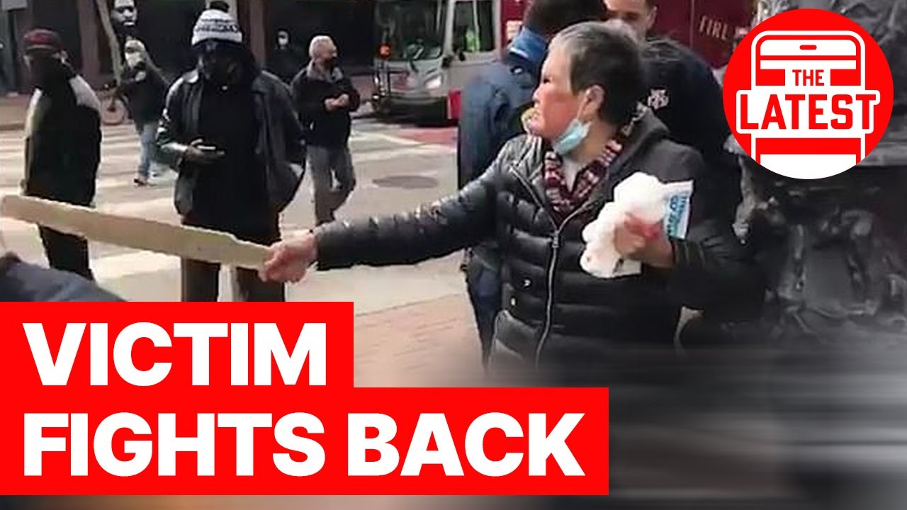 VICTIM FIGHTS BACK: Elderly Asian woman's revenge against her random ...