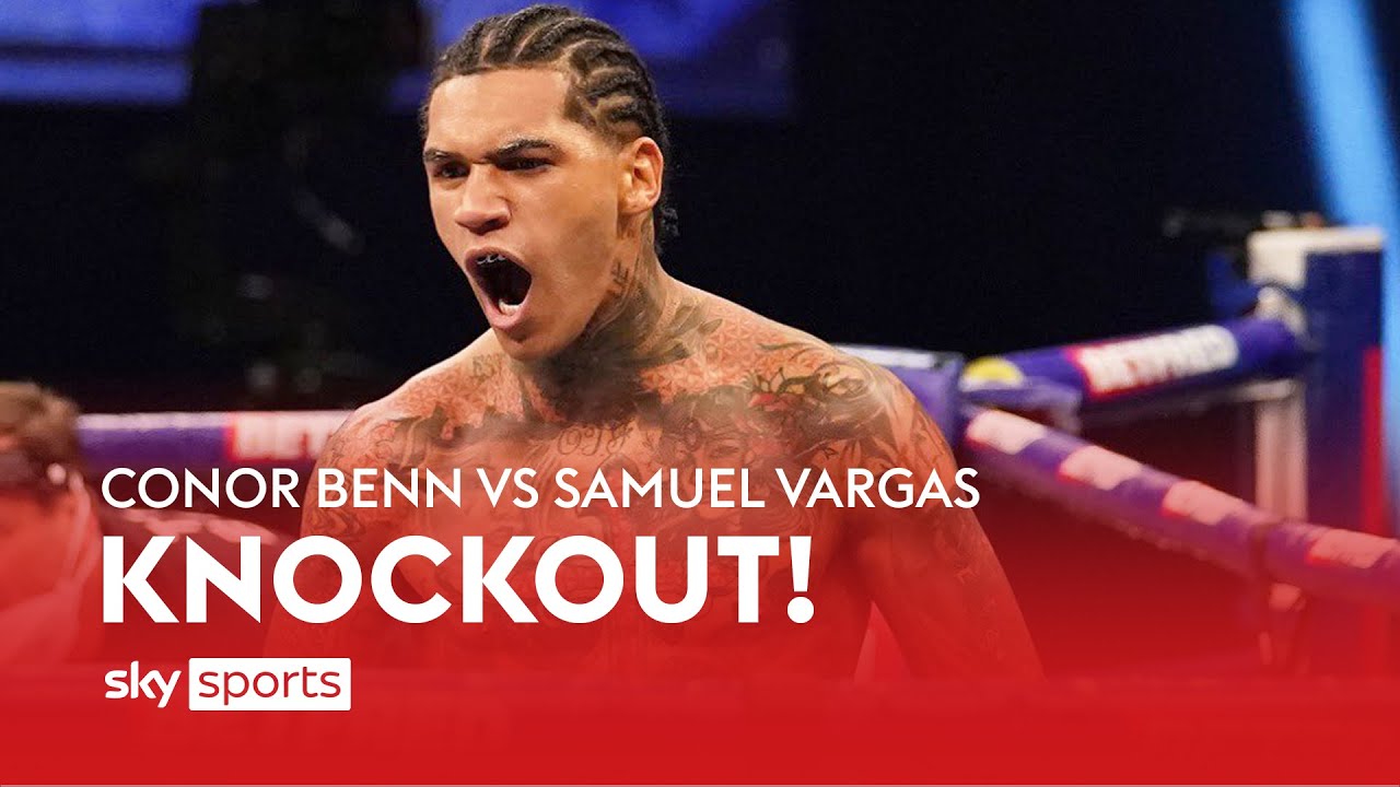 82-SECOND KO 😱💥 | Conor Benn destroys Samuel Vargas inside one round ...