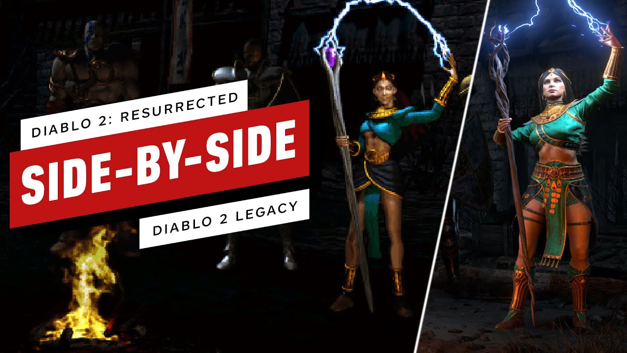 Diablo 2 vs Diablo 2 Resurrected Graphics Comparison Short - The Global ...