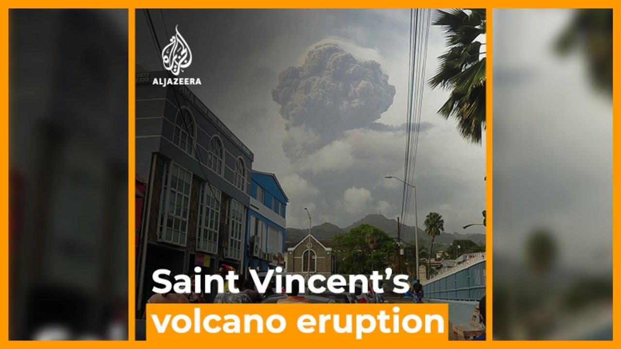 Caribbean volcano erupts sparking mass evacuation on island of Saint ...