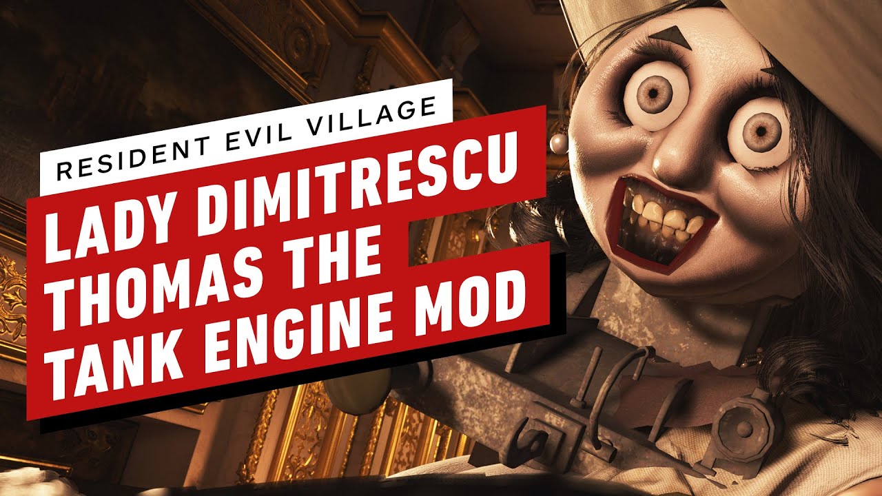 Resident Evil Village: Lady Dimitrescu Thomas the Tank Engine Mod ...