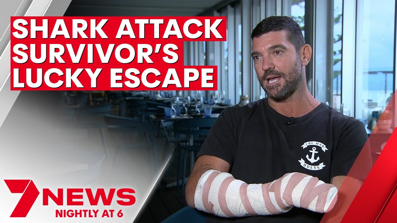 Shark attack survivor: Australian fisherman describes terrifying moment he was attacked | 7NEWS ...