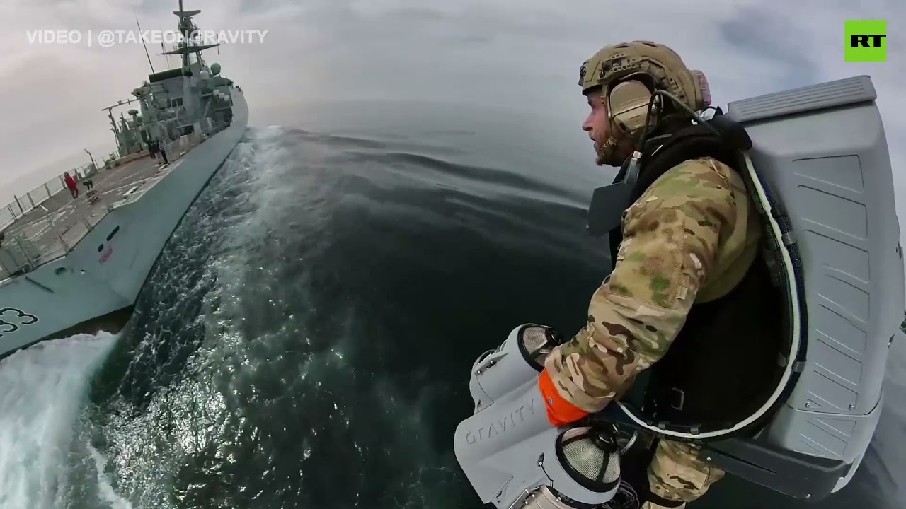 Royal Marine boards speeding vessel... with a JETPACK - The Global Herald