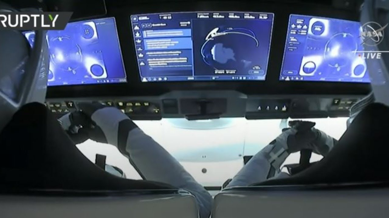 SpaceX Crew Dragon 'Resilience' spacecraft undocking from ISS and ...