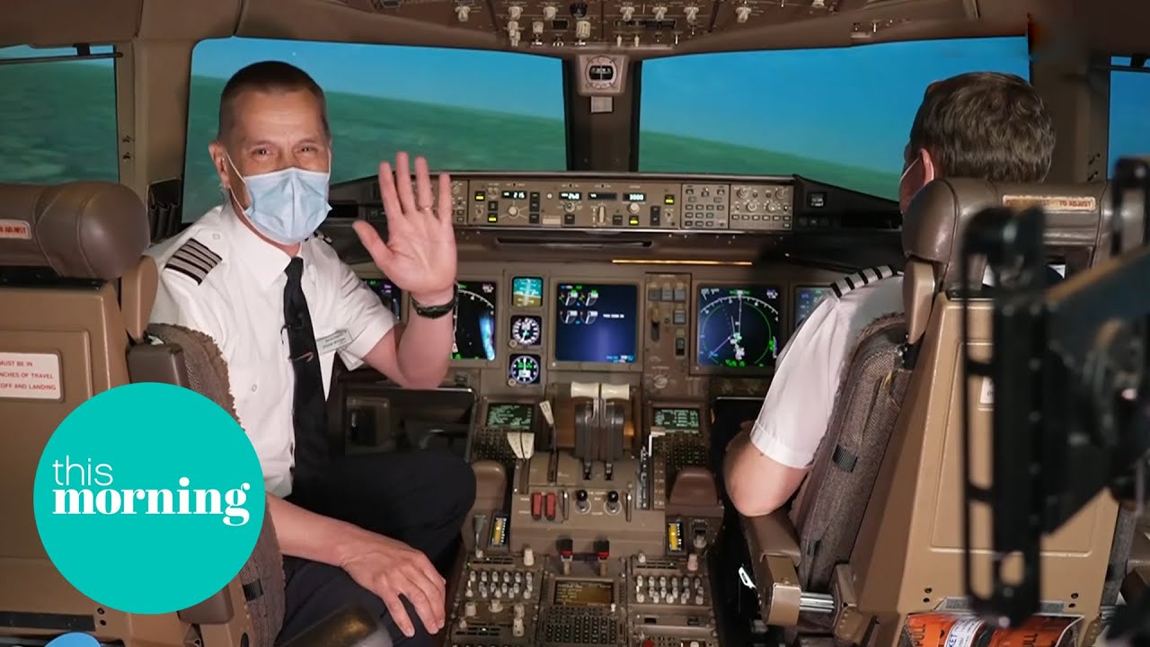 Alison & Dermot Ride in a Cockpit With Aeroplane Captain | This Morning ...