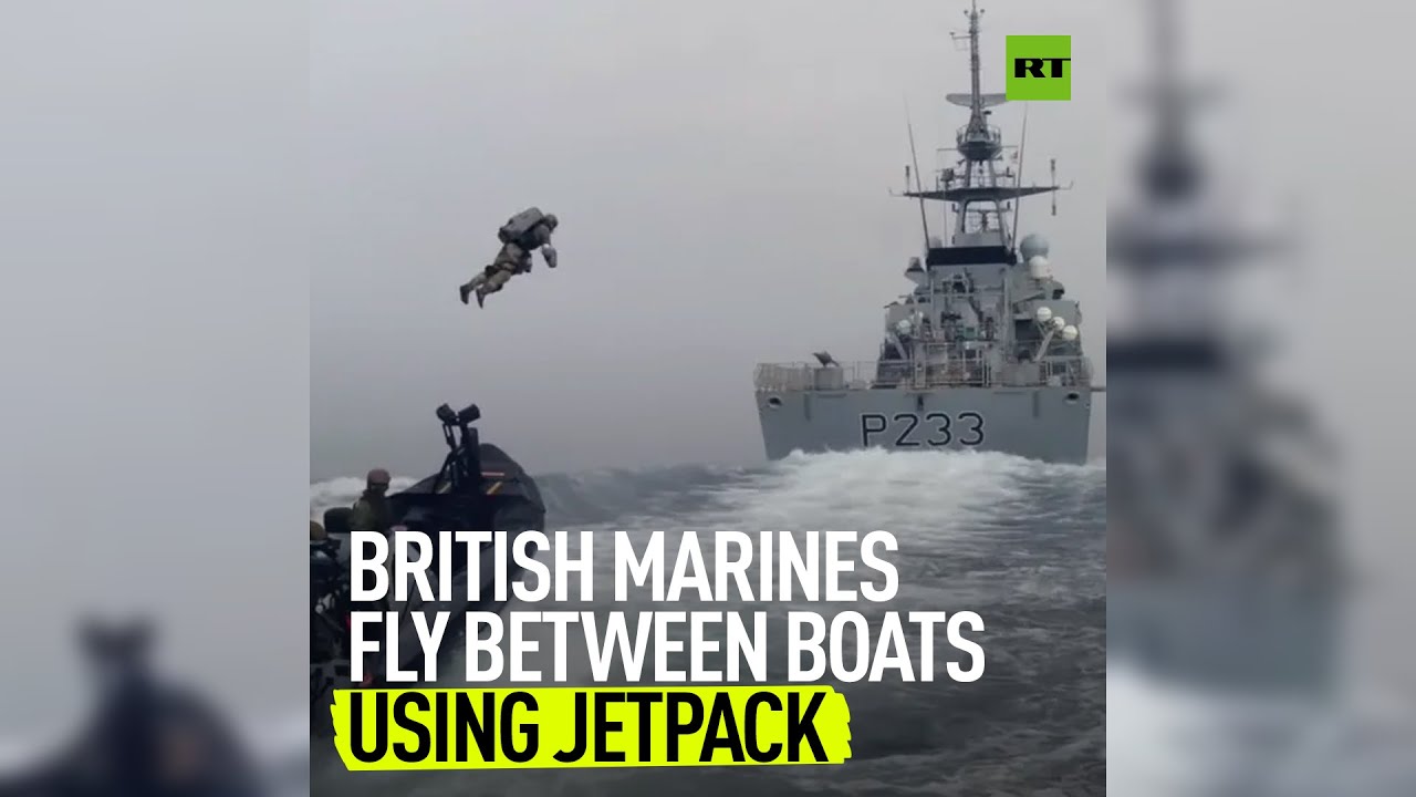 British Marines test out a jetpack in the open sea - The Global Herald