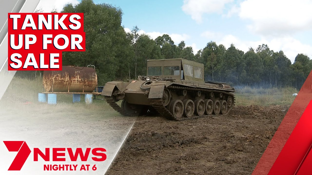 Rare Queensland tank collection goes up for sale | 7NEWS - The Global ...