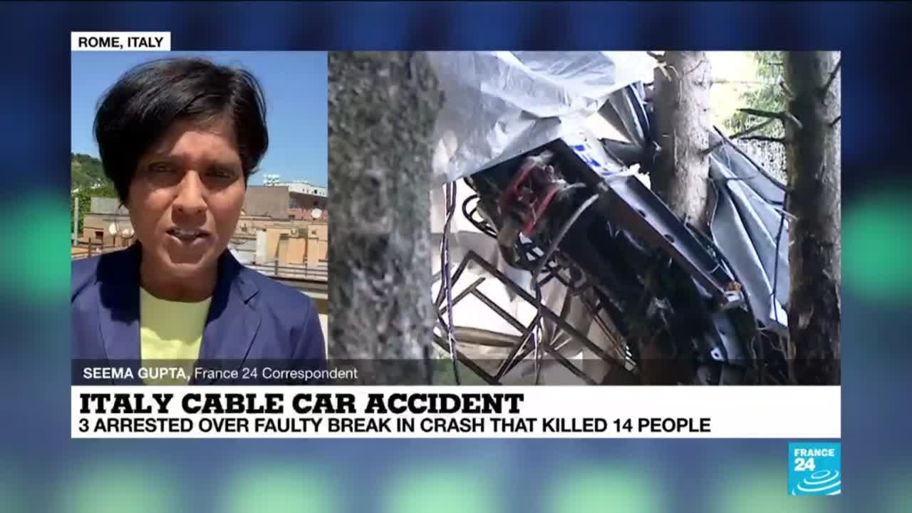 Three arrested over Italian cable disaster that killed 14 people - The ...