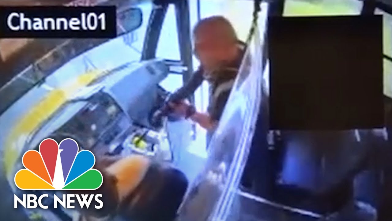 Video Shows Moment School Bus Hijacked By Armed Man | NBC News - The ...