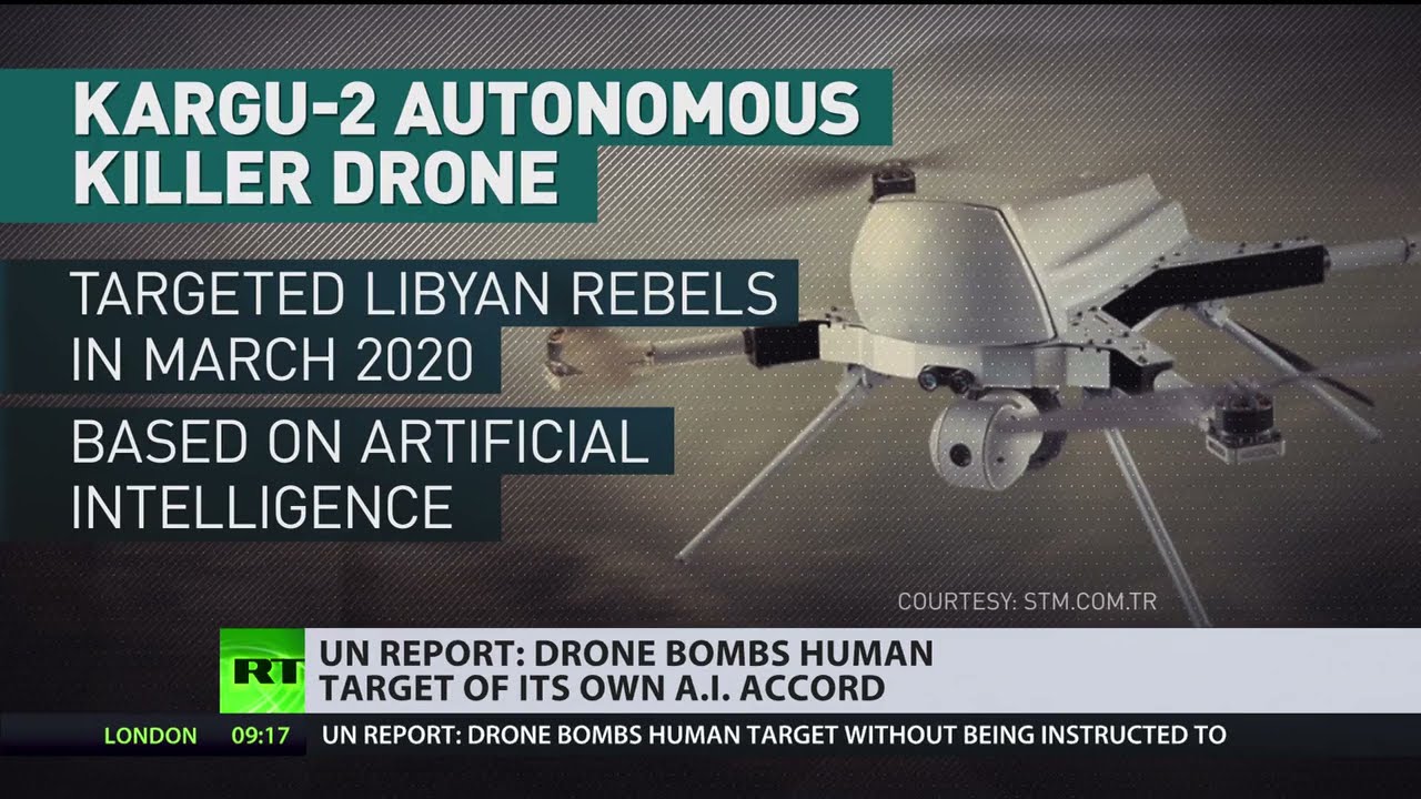 1st robot-on-human attack? | Drone reportedly bombs human target of its ...