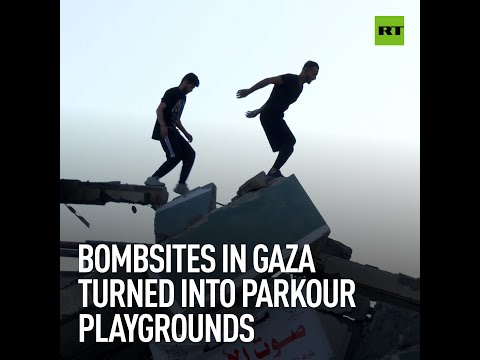 Bombsites in Gaza turned into parkour playgrounds - The Global Herald