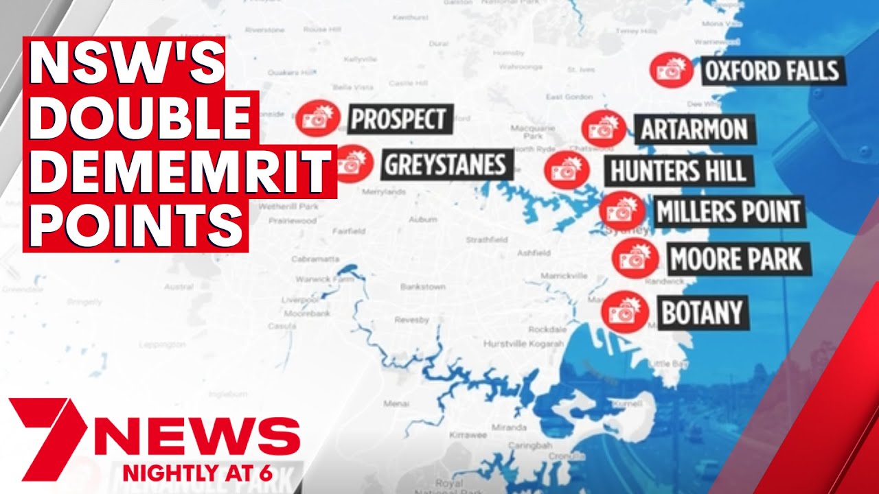 Double demerit points in NSW for 2021 June long weekend | 7NEWS - The ...