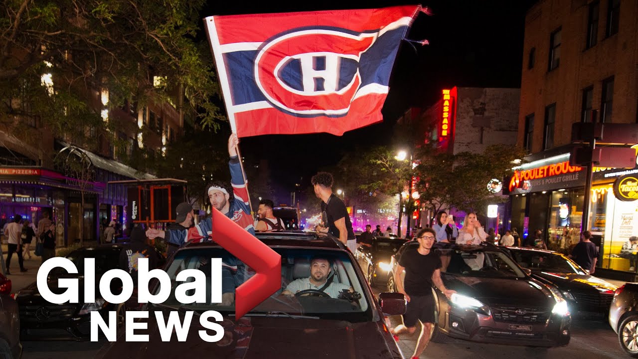 Montreal Canadiens fans party in the streets as Habs advance to Stanley ...