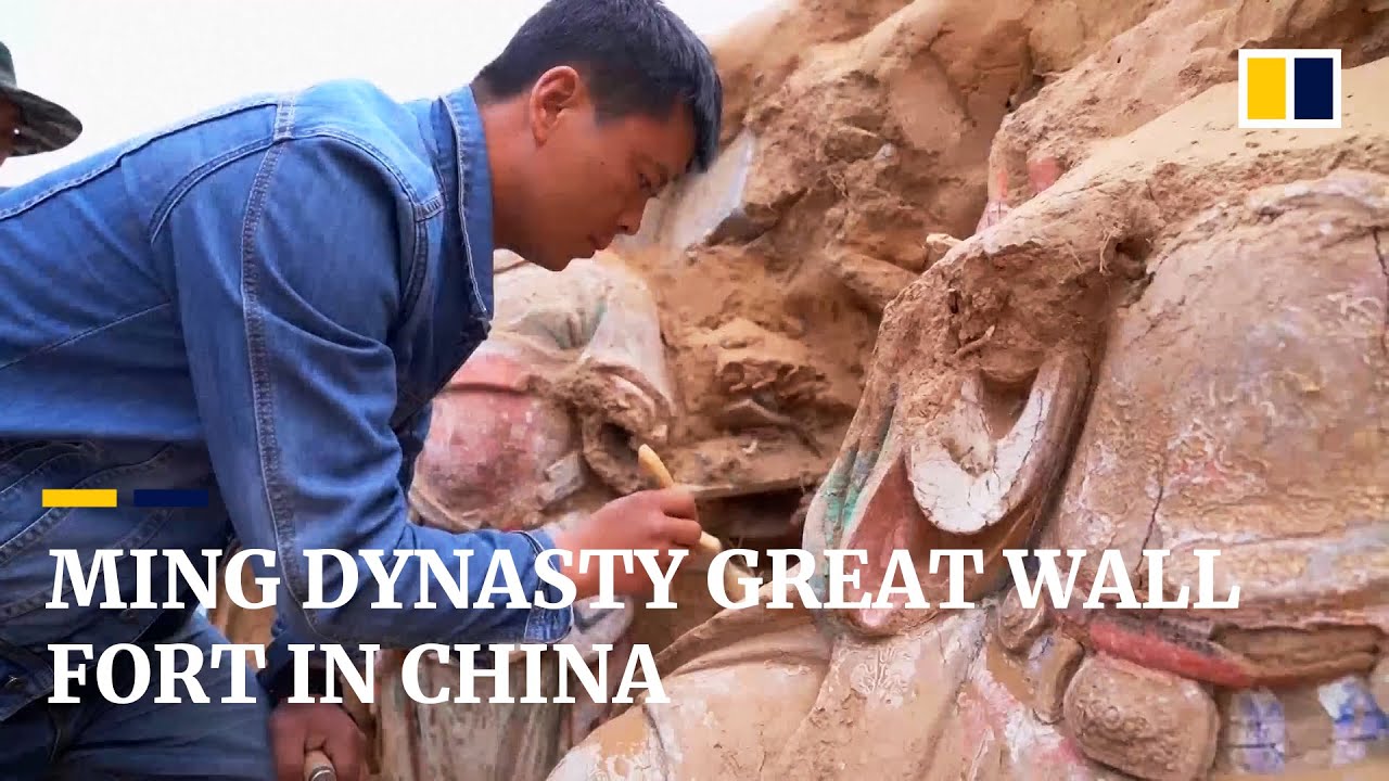 Ming dynasty Great Wall fort ruins revealed in northwest China’s ...