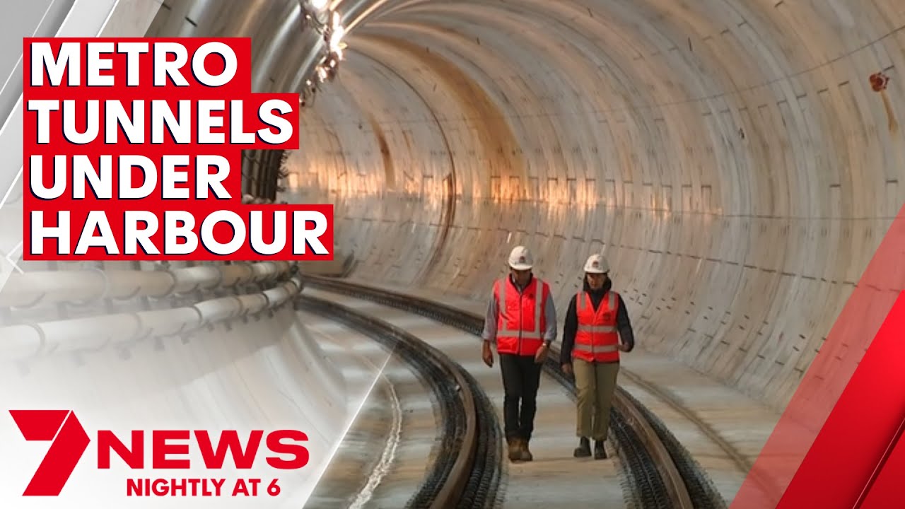 Inside the North Sydney to Barangaroo Sydney Metro tunnel | 7NEWS - The ...
