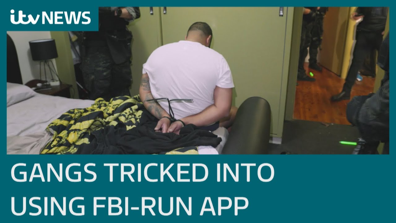 Criminals worldwide tricked into using FBI-run messaging app | ITV News ...