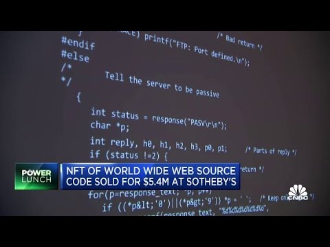 World Wide Web source code NFT sells for $5.4 million at Sotheby's ...