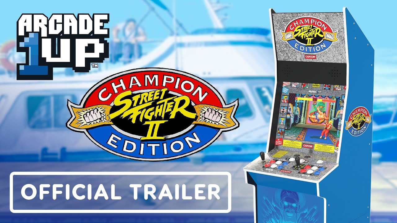 Arcade1up Street Fighter Big Blue Arcade Cabinet - Official Trailer ...