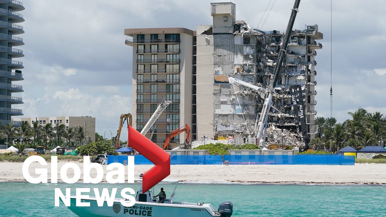Surfside building collapse: Search for victims suspended as engineers ...