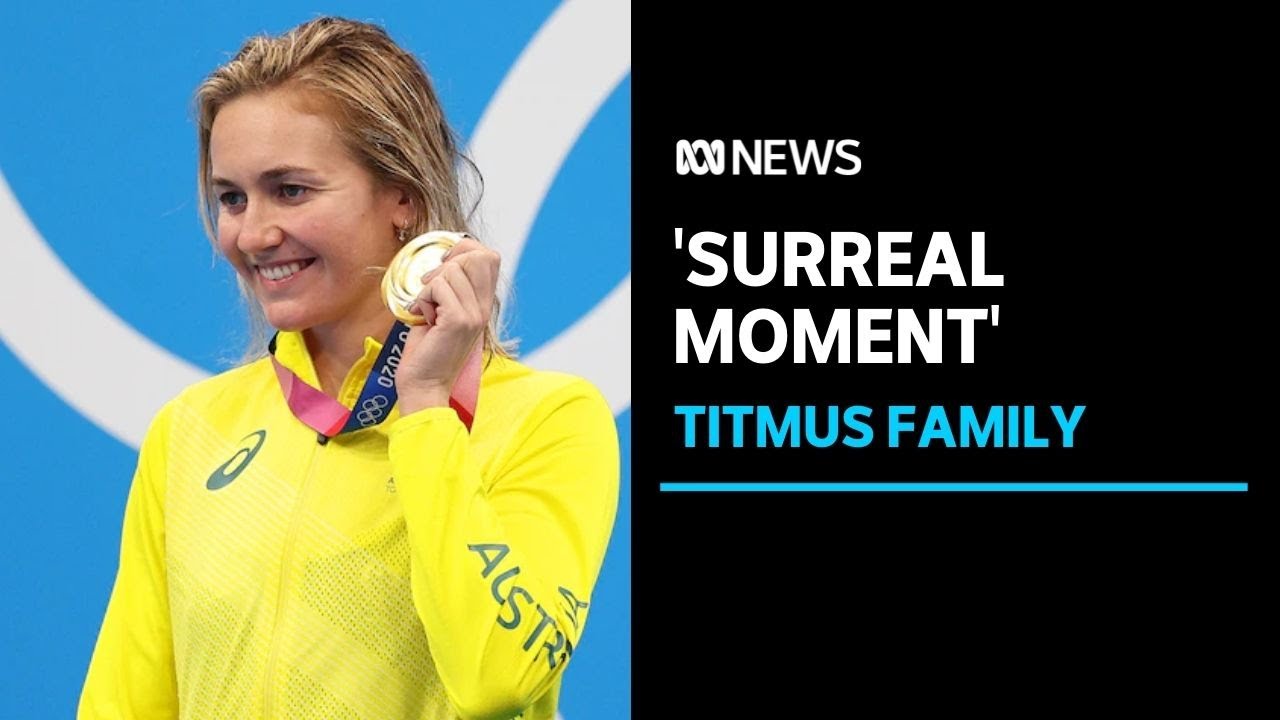 Ariarne Titmus' family celebrate her extraordinary gold medal win| ABC ...