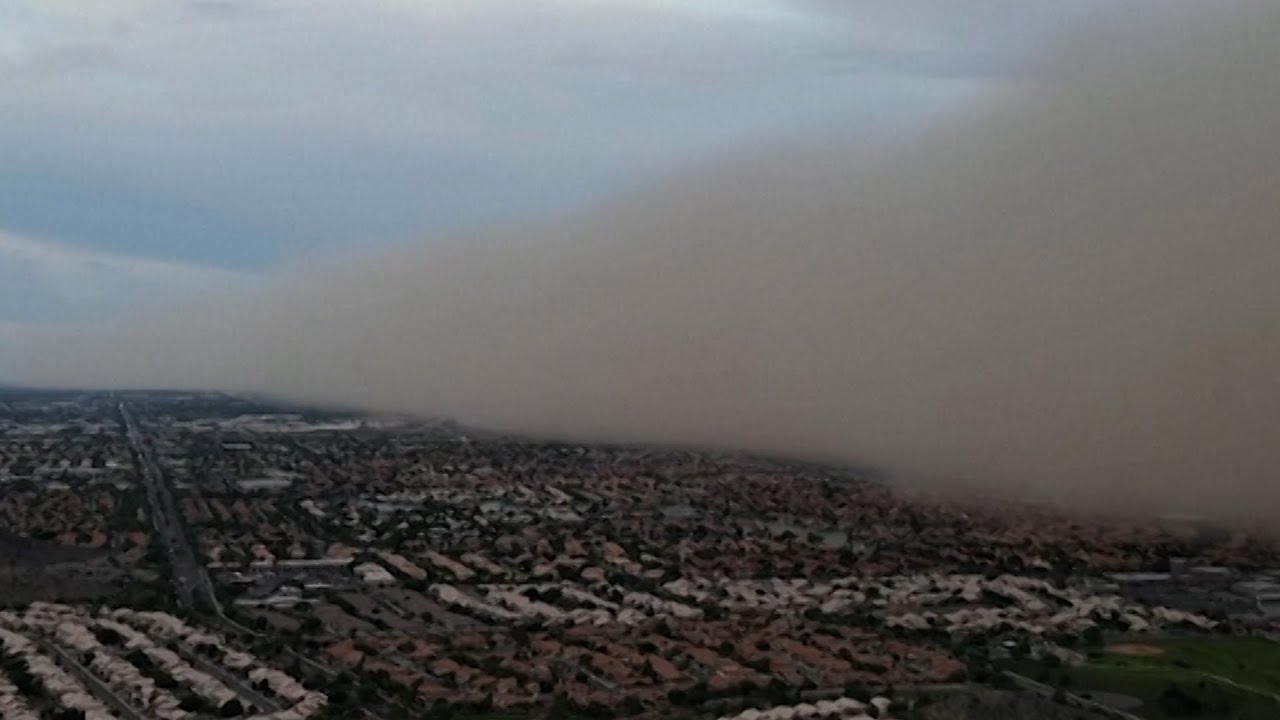 US: Drone footage shows wall of dust over Arizona city - The Global Herald