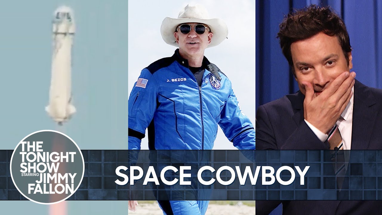 Jeff Bezos Wears Cowboy Hat to Space Aboard Phallic-Shaped Rocket | The ...