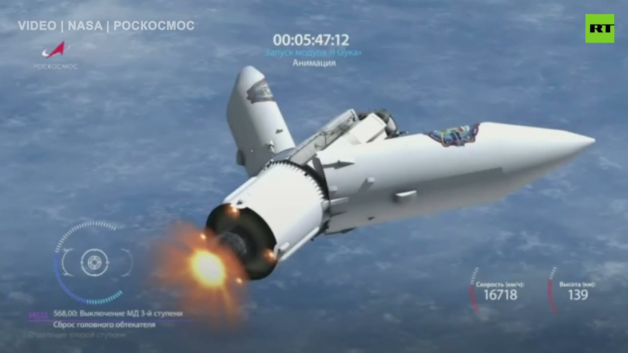 Russia's Proton-M carrier rocket successfully launches with ISS module ...